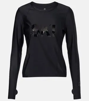 Perfect Moment Ski Crew Neck Top - Black