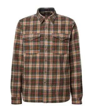Ralph Lauren Plaid Wool And Cotton-blend Twill Shirt