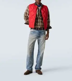 Ralph Lauren Plaid Wool And Cotton-blend Twill Shirt