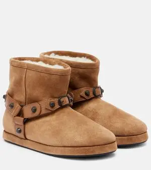 Balenciaga Gold Tone Boots For Women