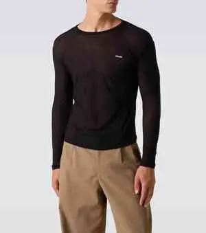 Miu Miu Logo Cotton Jersey T-shirt