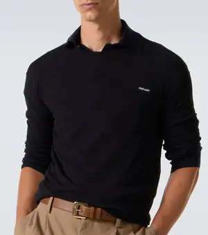 Miu Miu Logo Cotton Jersey T-shirt