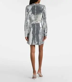 Rebecca Vallance Blythe Sequined Mini Dress