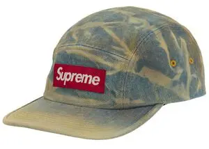 Supreme Denim Camp Cap - Washed Indigo