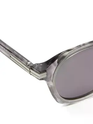 Zegna Square-frame Sunglasses - Grey