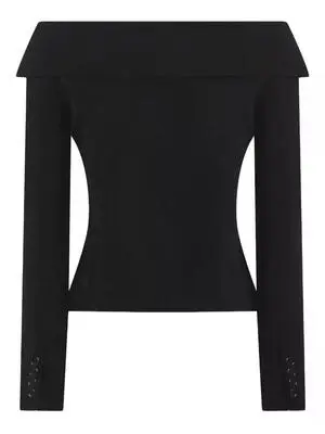 Pinko Off-shoulder Buttoned Jacket