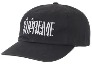 Supreme Splatter 6-panel Cap - Black