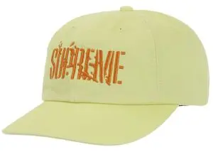 Supreme Splatter 6-panel Cap - Bright Green