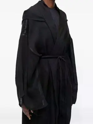 OSKLEN Hooded Frayed Coat