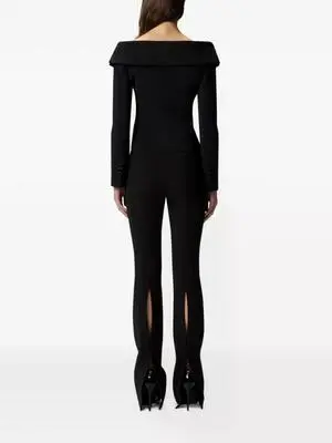 Pinko Off-shoulder Buttoned Jacket - Black