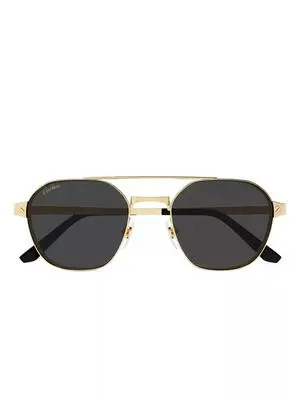 CARTIER Pilot Frame Sunglasses - Gold
