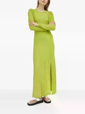 GESTUZ Ruched Long-sleeve Dress