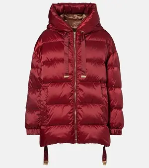 Max Mara Felice Hooded Taffeta Down Jacket