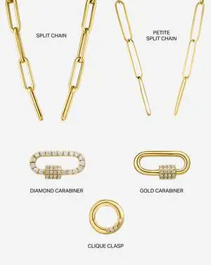 Ring Concierge Gold And Diamond Carabiner