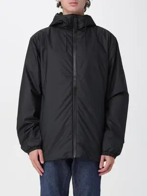 Rains Hooded Waterproof Jacket - Black