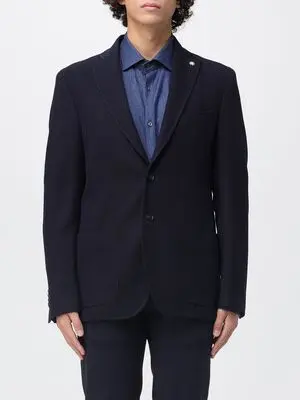 Manuel Ritz Single Breasted Jacket Navy