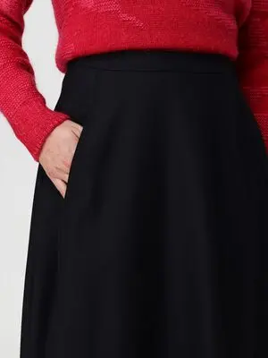 Add A-line Skirt - Black