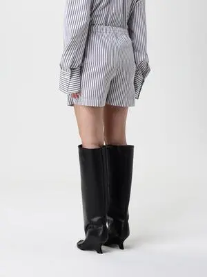 Attico Striped Shorts