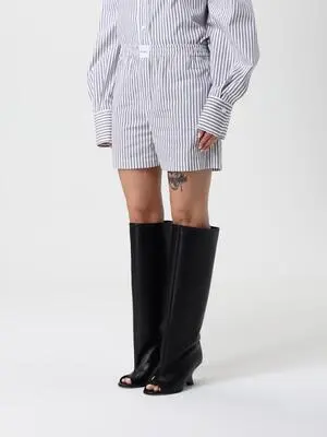 Attico Striped Shorts