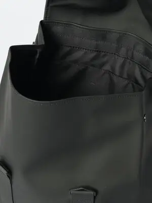Rains Msn Waterproof Pu Backpack - Black