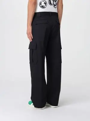PT TORINO Pleated Belted Cargo Pants - Black