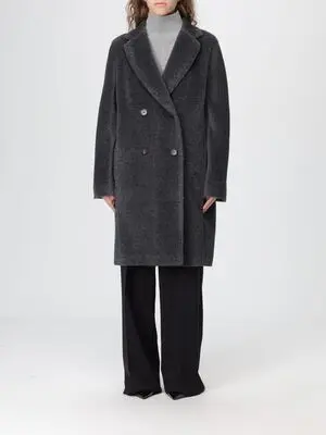 Max Mara Fur Coat - Grey