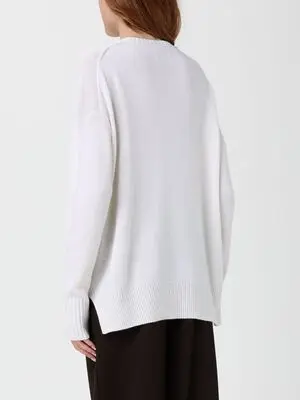 ALLUDE Pullover Sweater - White