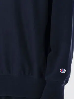 Champion Crewneck Sweatshirt With Logo Detail - Blue