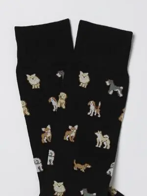 Paul Smith Printed Socks - Black