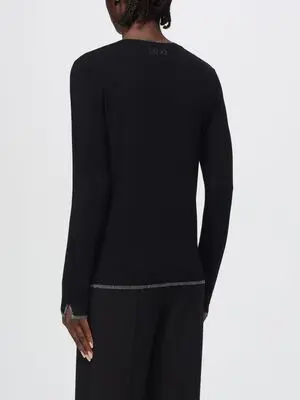 Liu Jo Long Sleeve Sweater - Black