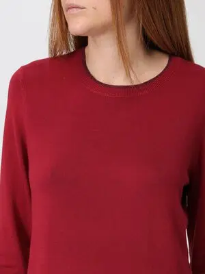 Liu Jo Ribbed Trim Sweater - Ruby