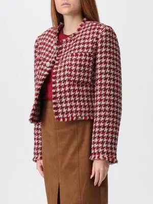 Liu Jo Houndstooth Cropped Jacket
