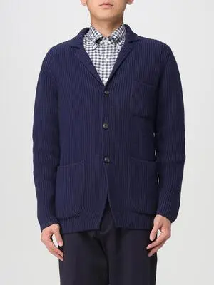 FAY Ribbed Cardigan - Blue