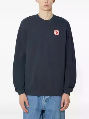 Fjallraven Logo-patch Crew-neck Sweatshirt - Blue