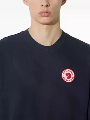Fjallraven Logo-patch Crew-neck Sweatshirt - Blue