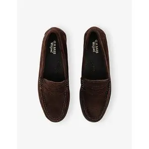 Bass Weejuns Suede Penny Loafers