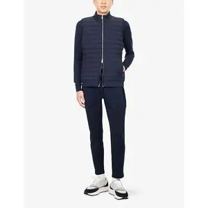 ARNE Hybrid Quilted Stretch-woven Gilet