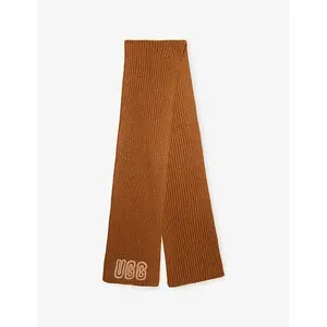 UGG Chunky Ribbed Knitted Scarf Deco