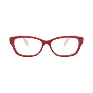 Alexander McQueen Square-frame Acetate Optical Frames - Red