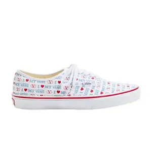 VANS Valentino Garavani X Authentic 'love' Sneakers - White