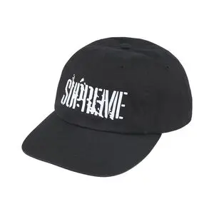 Supreme Splatter 6-panel Cap - Black