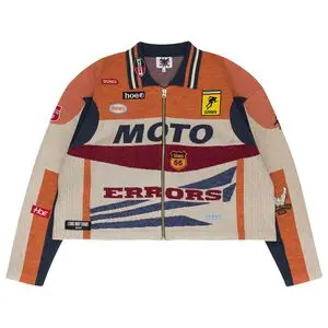 HOUSE OF ERRORS Moto Track Jacket - Orange