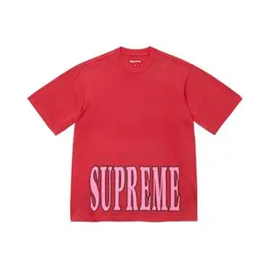 Supreme Cracked Stretch Short-sleeve Top - Red