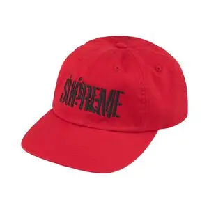 Supreme Splatter 6-panel Cap - Red