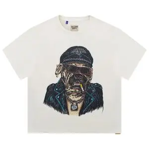 GALLERY DEPT. Oct Biker Dog T-shirt - White