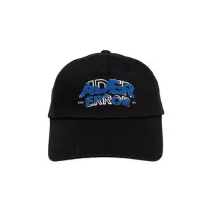 ADER ERROR Applique Artwork Panels Cap - Black