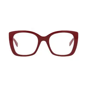 Alexander McQueen Square-frame Acetate Optical Frames - Red