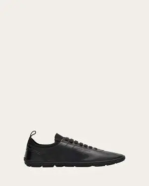 Giorgio Armani Leather Low-top Sneakers