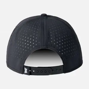 PXG Dog Tag 5-panel Snapback Cap - Black/white
