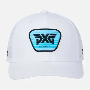 PXG Scottsdale Trucker Cap - White/blue